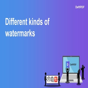 Different kinds of watermarks | PPTX