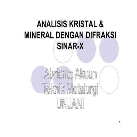 Difraksi Sinar-X | PDF