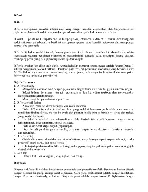Difteri | PPT