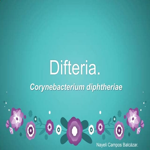 Difteria | PPTX