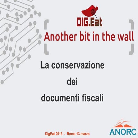 La conservazione dei documenti fiscali | PDF