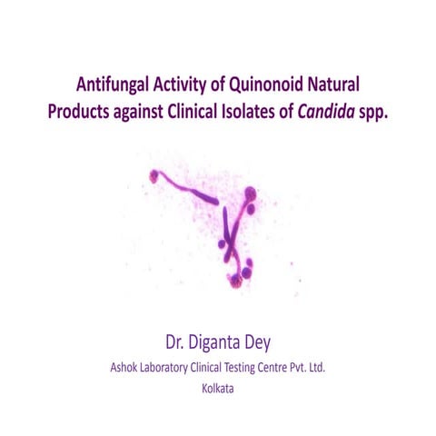 Antifungal Activity of Quinonoid Natural Products against Clinical ...