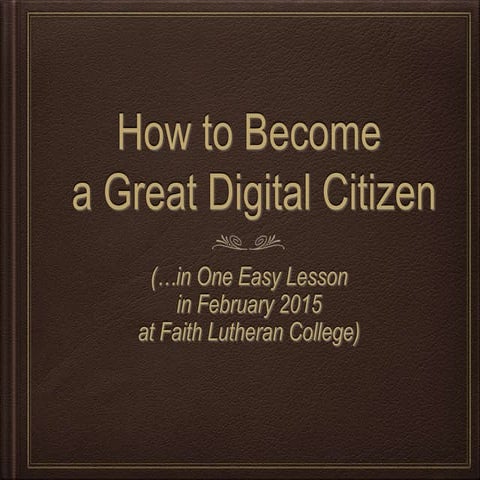 Digital Citizenship | PPTX