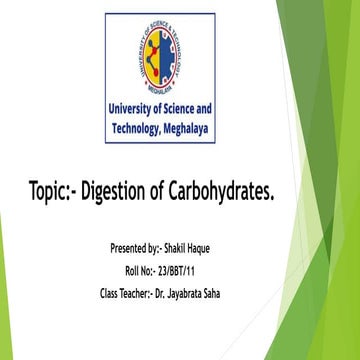 Digestion of carbohydrates -Shakil Haque.pptx