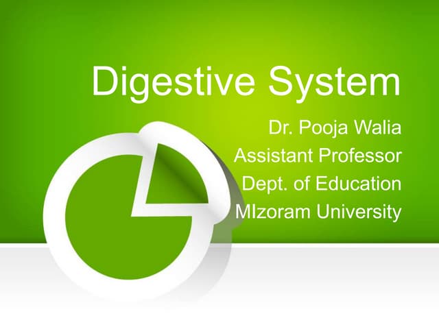 Digestive system - CLASS V | PPTX