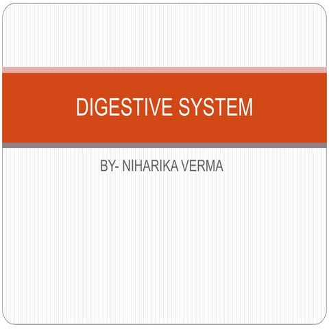 Digestive system | PPT | Free Download