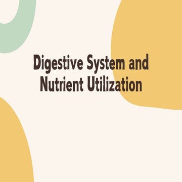 Avian digestive system | PPTX