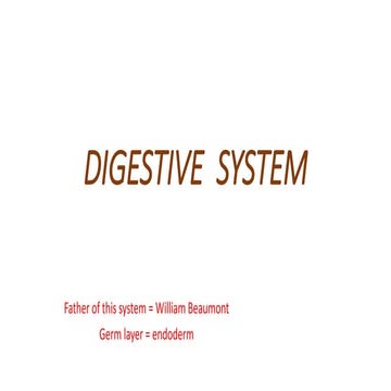 Digestive system | PPTX