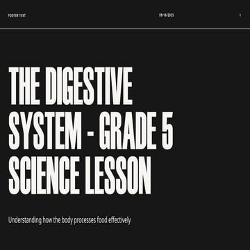 Science Lesson Digestive_System_Grade5_Lesson | PPTX
