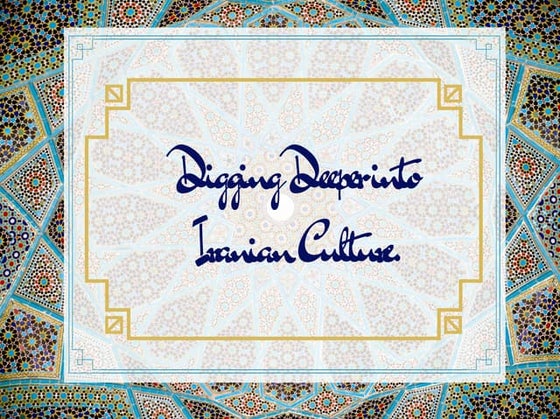 Iranian culture | PPT