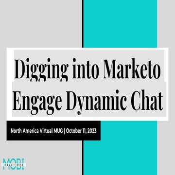 Digging into Marketo Engage Dynamic Chat.pptx