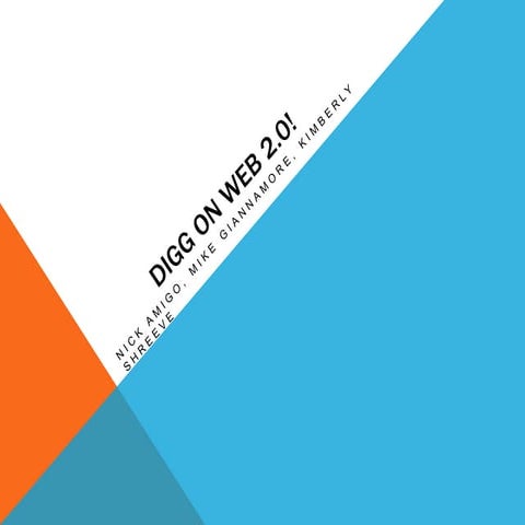 Digg On Web 2.0 | PPT