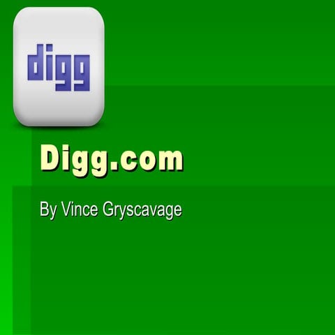 Digg Pp | PPT