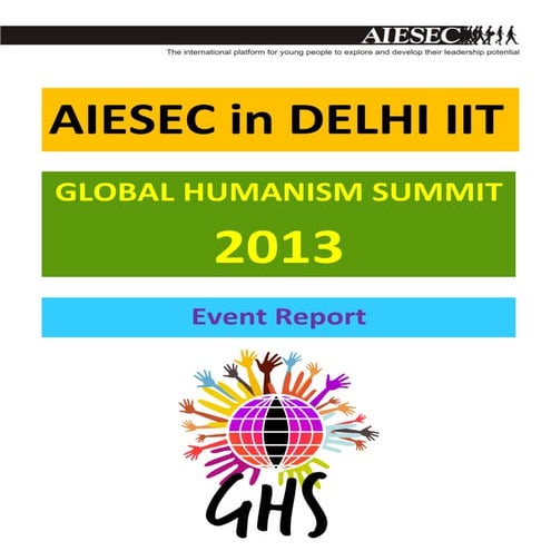 Global Humanism Summit, 2013 | PDF