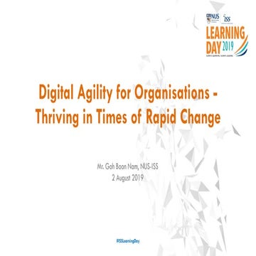 Digital Agility for Organisations - Enabling Business to Thrive in ...