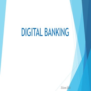 what is Digital Banking its key components and features | PPTX