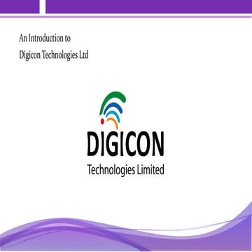 Digicon profile | PPTX | Business | Business and Finance