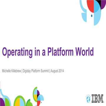 Operating in a Platform World | PPT