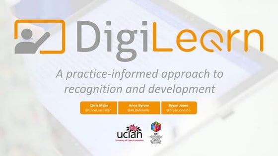 DigiLearn: Empowering transformational change in education | PPT
