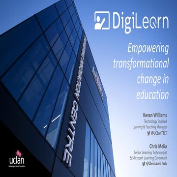 DigiLearn: Empowering transformational change in education | PDF ...