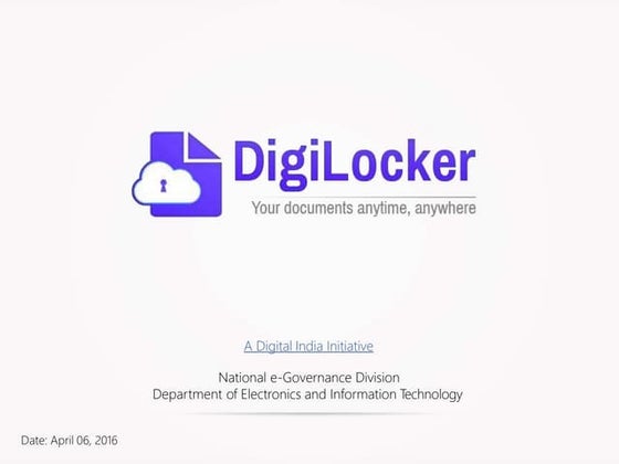 Presentation about digilocker all abouy it | PPT