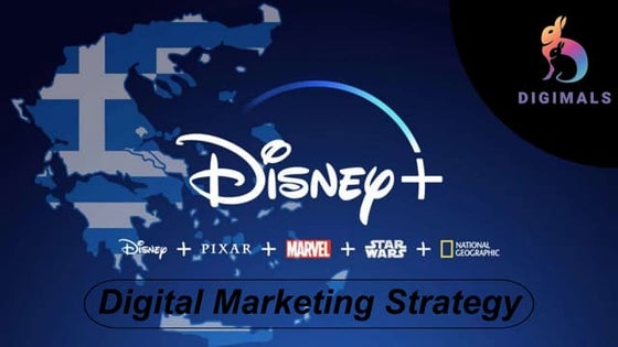 A complete digital marketing strategy presentation for Disney+. | PPT