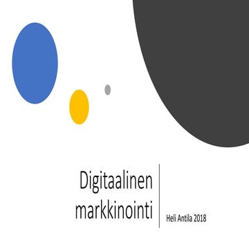 Digimarkkinointi | PPTX