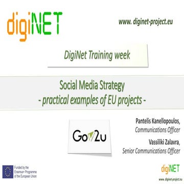 Social Media Strategy - practical examples of EU projects | PDF