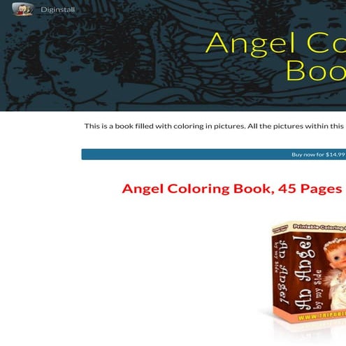 Angel Coloring Book | PDF