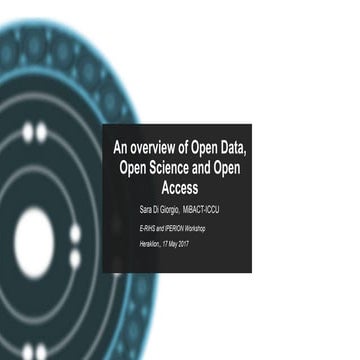 Open Data, Open Access and Open Science | PPTX