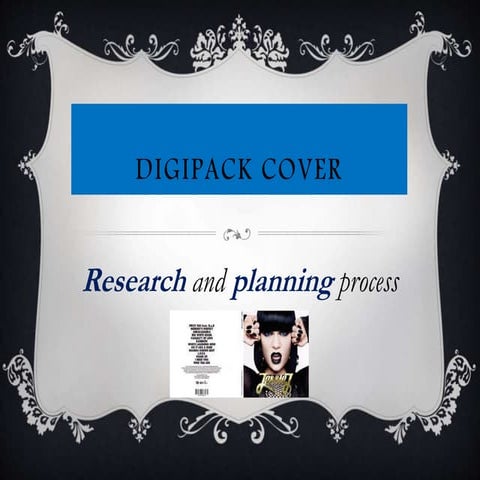 Digipack cover research and planning | PPT