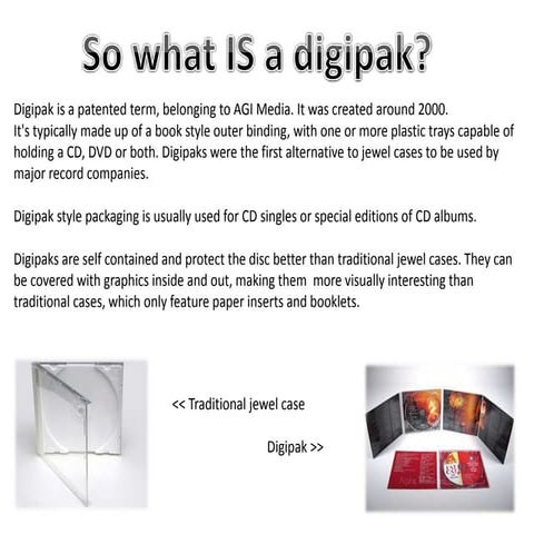 How to create a DigiPak | PPTX