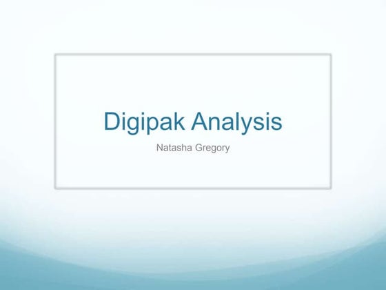 Album cover analysis | DOCX | Music | Entertainment