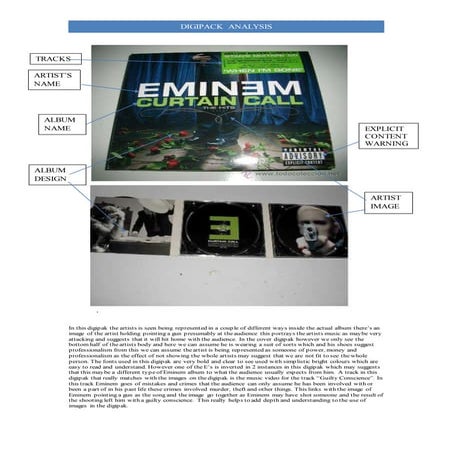 Digipak Analysis | PDF