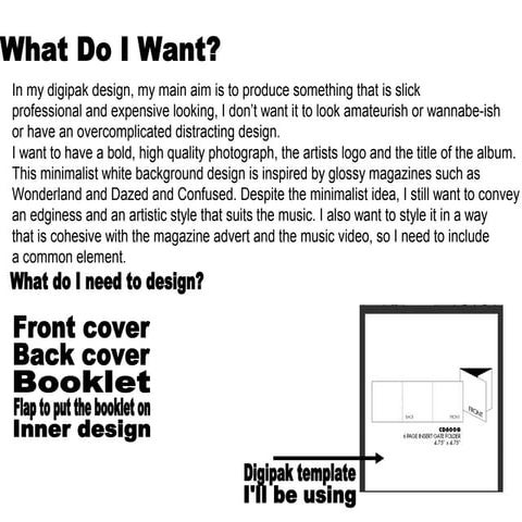 Digipak Design | PPT