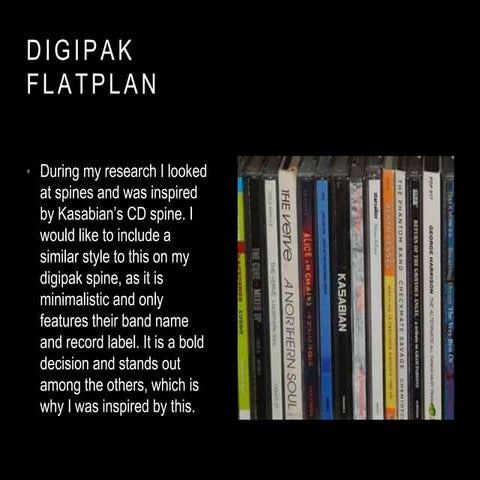 Digipak flatplan | PPT
