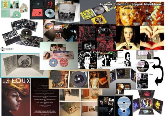 Music advert mood board | DOCX