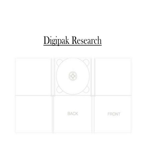 Digipak research | PPTX