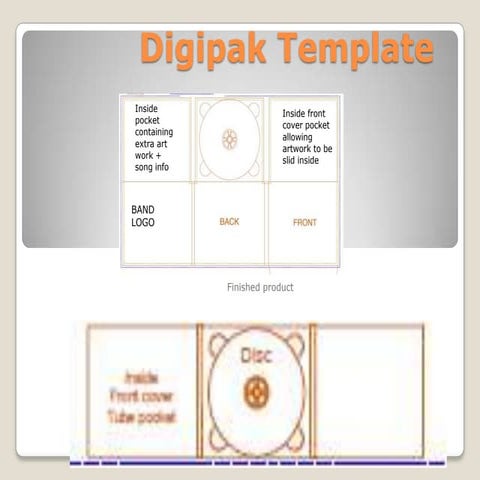 Digipak template | PPT