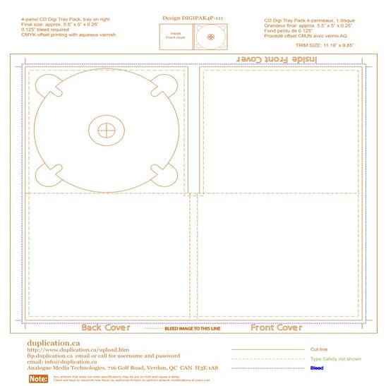 Digipak Template | PDF