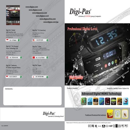 Digipas Digital Level Product Range | PPT