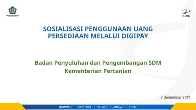 Materi Teknis Digipay Satu Dari Untuk Bahan Pembelajaran | PDF
