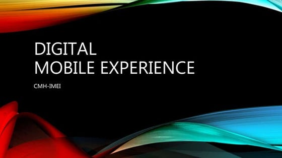 Mobile guest service | PPT