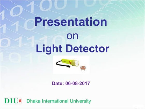 LIGHT DETECTOR USING NAND GATE | DOCX | Cameras and Camcorders ...