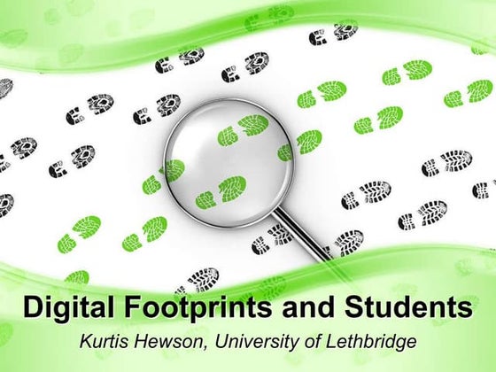Digital footprint powerpoint | PPTX