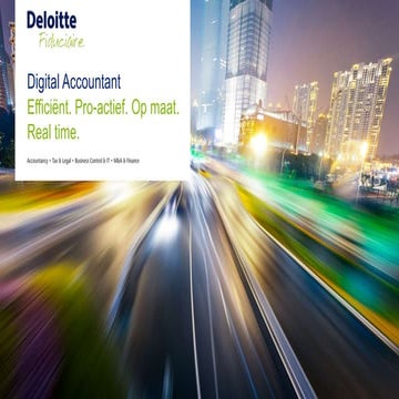 Deloitte Digital accountant | PPT