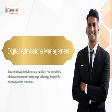 Digital-Admissions-Management- AMS edtech innovate | PDF