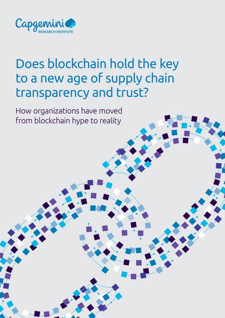 Blockchain and IoT For Supply Chain Traceability | PDF
