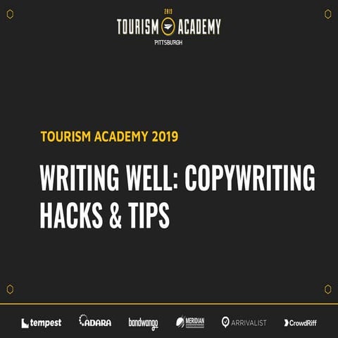 Writing Well: Copywriting Hacks & Tips | PPT