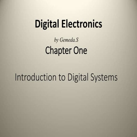 Digital Electronics Lecture Ch 1and 2 1pptx 5021